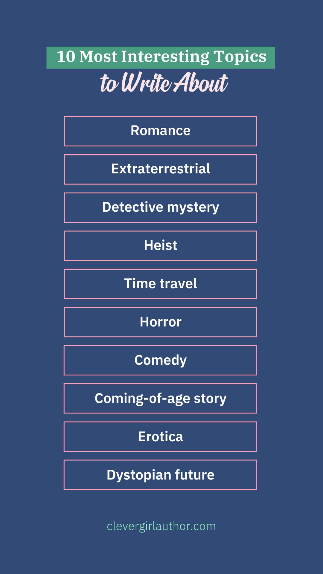 Interesting Topics To Write About For A Book Interesting Topics To Write About For A Book